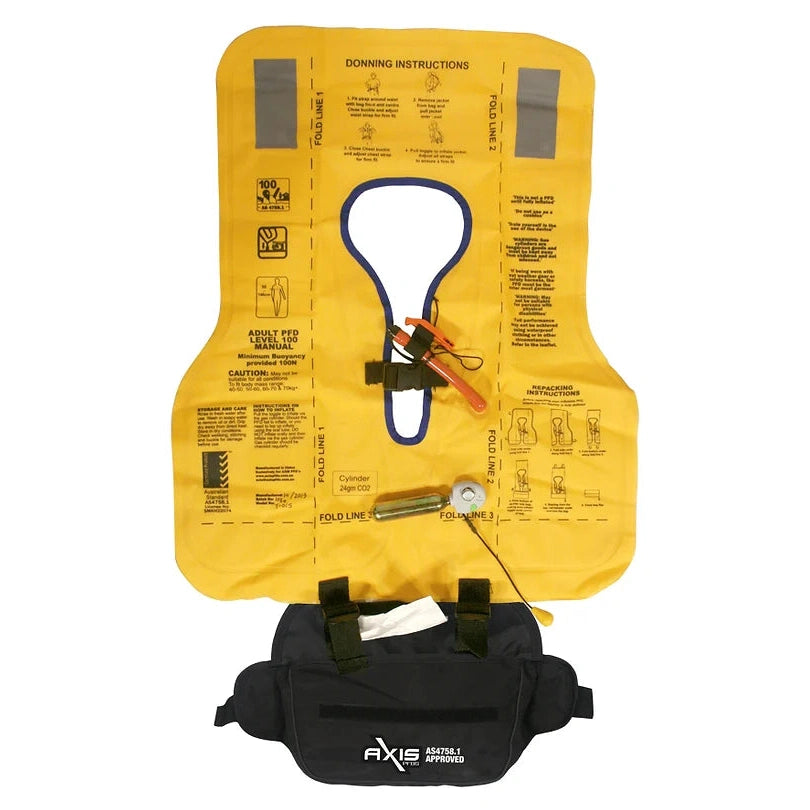 Axis Inflatable PFD - WAIST BELT 100 MK2 - Manual Level 100 – DYSC ...