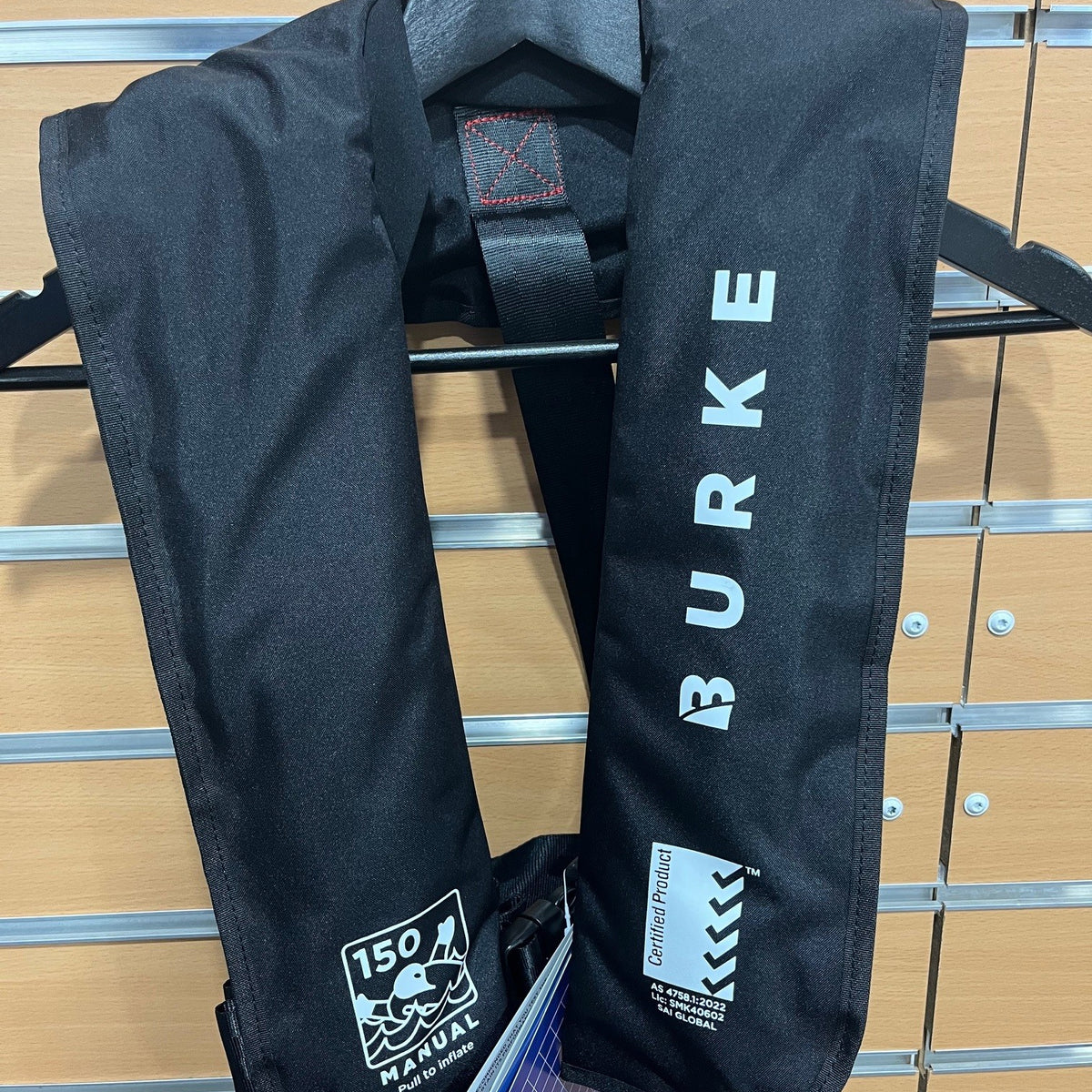Burke Standard Inflatable PFD 150N Black NEW AS 4758.1:2022 – DYSC ...
