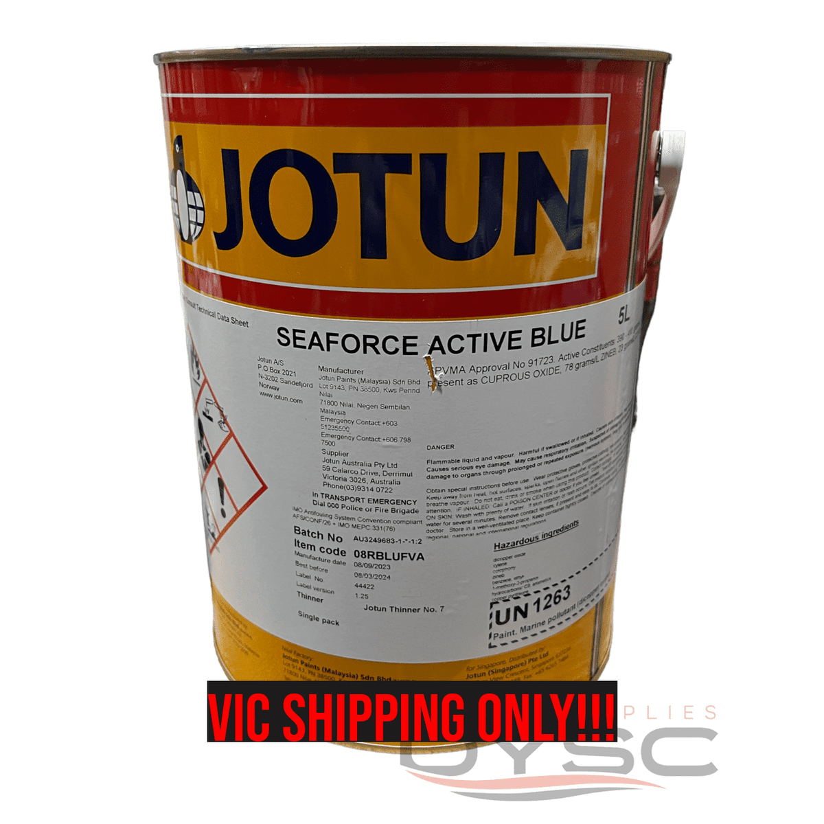 Jotun SeaForce Active 5LT Blue – DYSC Marine Supplies