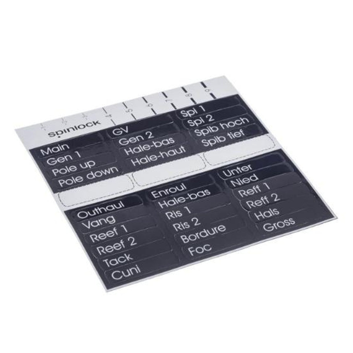 Spinlock Clutch Handle Labels SPX-LBL – DYSC Marine Supplies