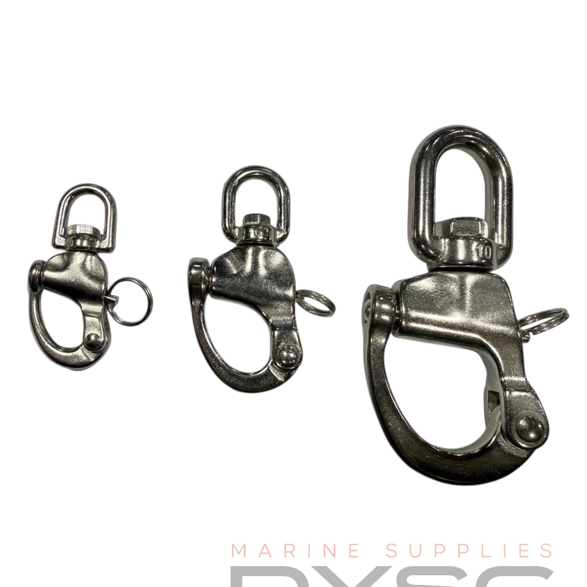 Stainless Steel Swivel Snap Shackles – DYSC Marine Supplies