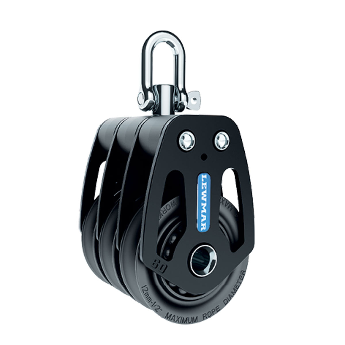 Lewmar 50mm Block HTX Triple 420444 – DYSC Marine Supplies