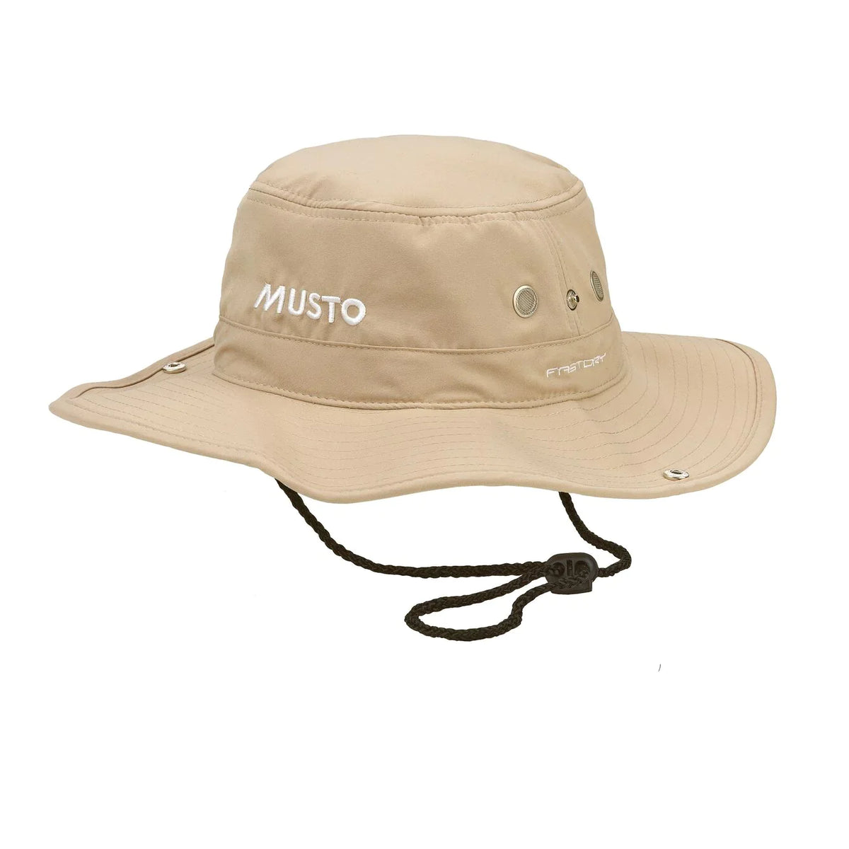 MUSTO FAST DRY BRIMMED HAT LIGHT STONE FOS Special – DYSC Marine Supplies