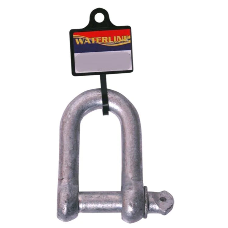 Waterline Hot Dip Galvanized Dee Shackle – DYSC Marine Supplies