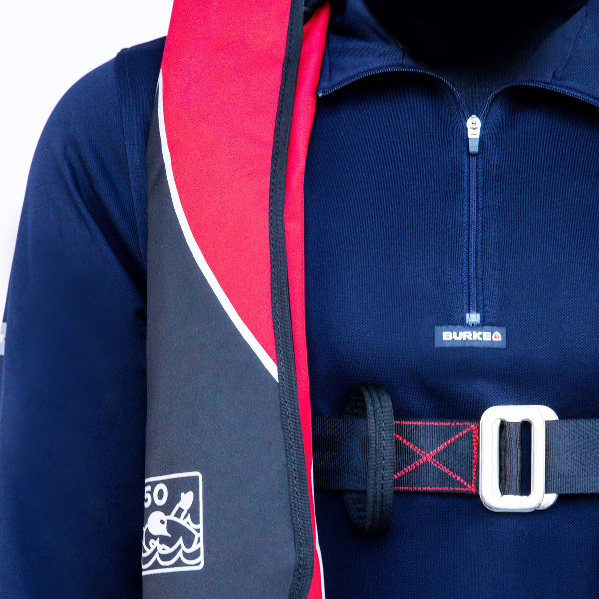 Burke Whip 150N Auto Inflatable PFD With Harness – DYSC Marine Supplies