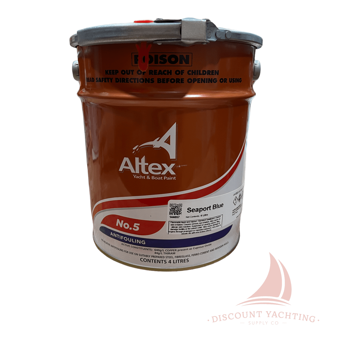 Altex No.5 Antifouling Seaport Blue 4lt – DYSC Marine Supplies