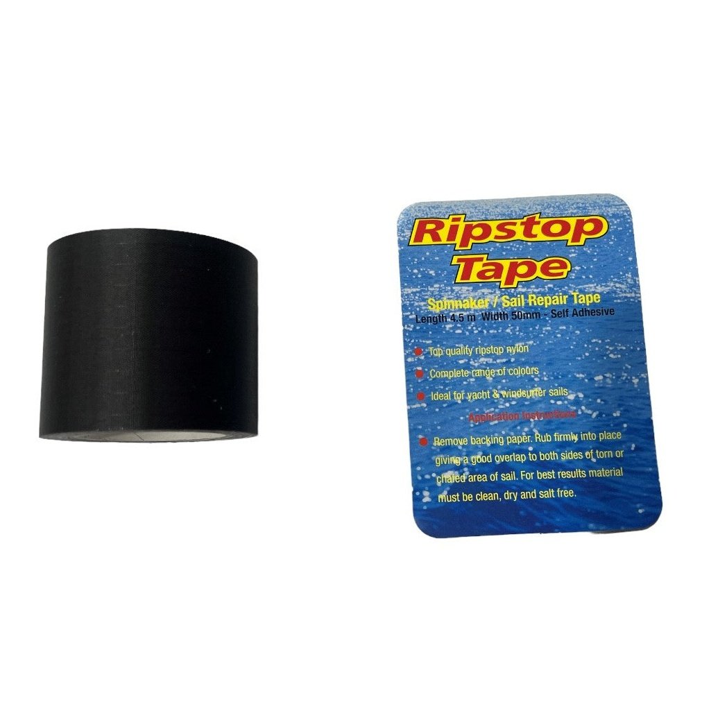 Ripstop Spinnaker Sail Repair Tape Black – DYSC Marine Supplies