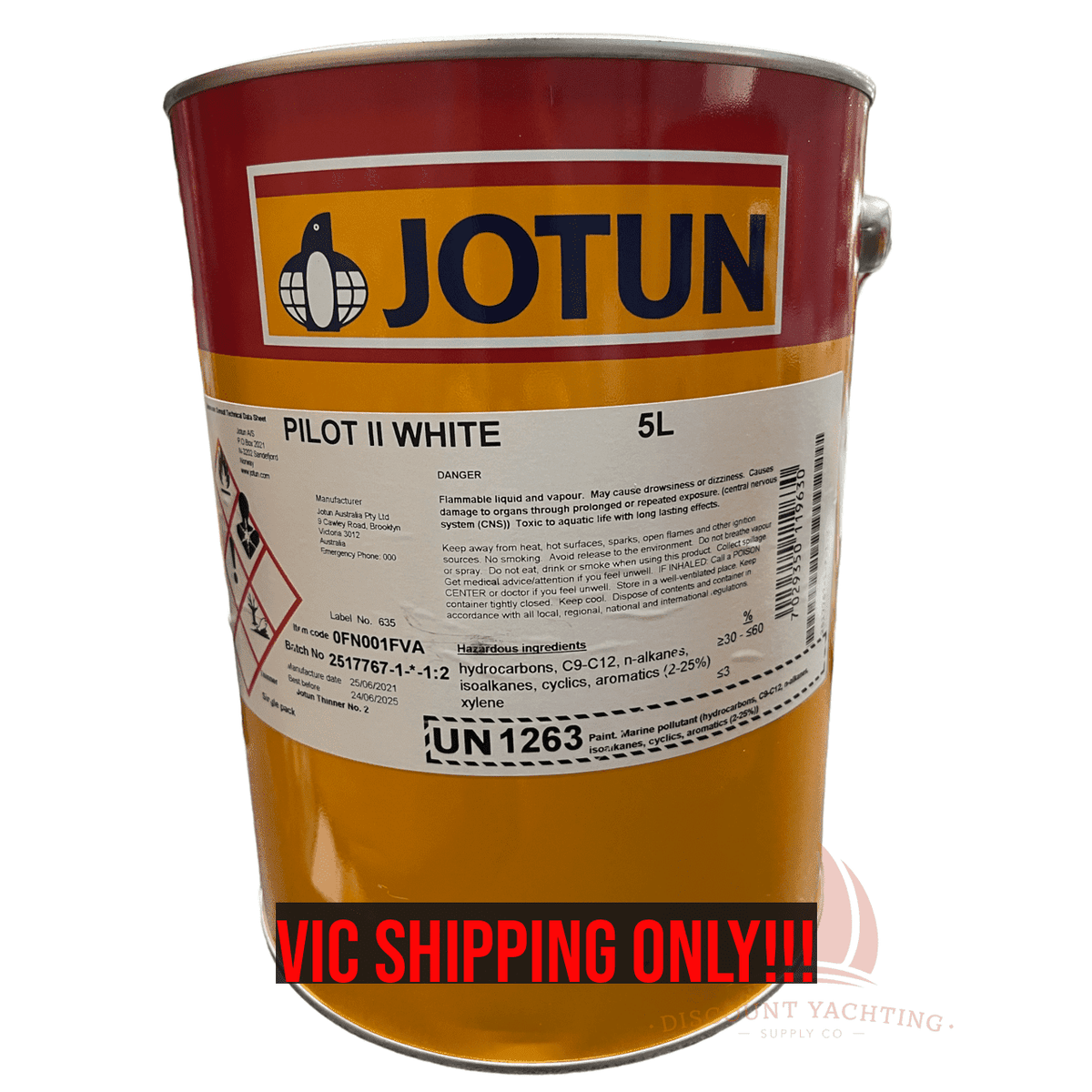 Jotun Pilot 2 White 5 Lt – DYSC Marine Supplies
