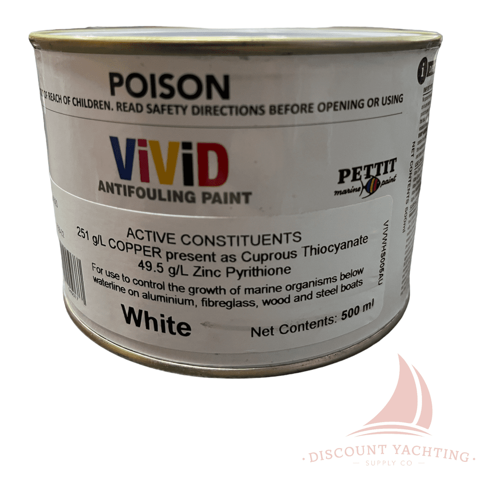 Altex Pettit Vivid Aluminium Antifouling White 500ml – DYSC Marine Supplies